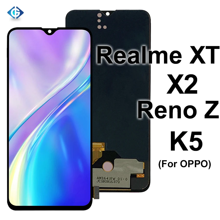 For Realme Xt Display For Realme X2 Lcd For Realme Xt Screen Combo For ...