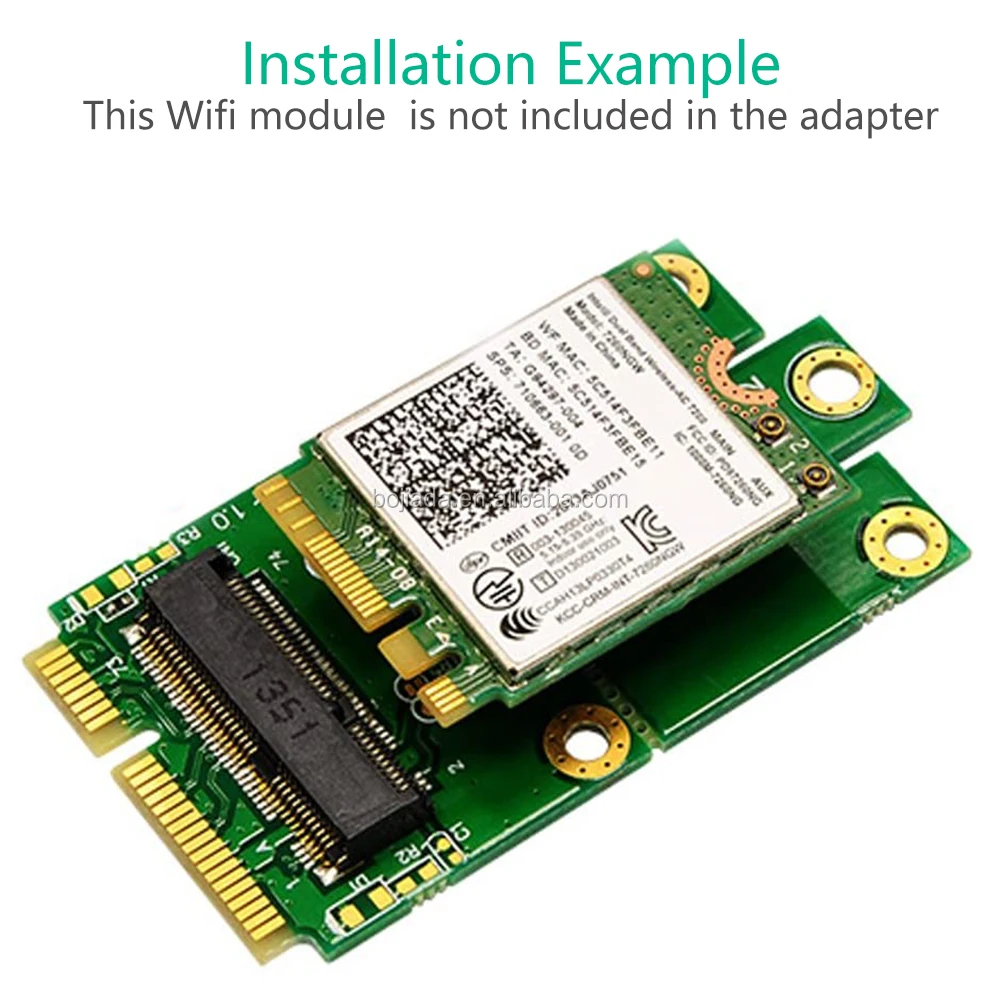 Mini Pci-e Mpcie Interface To Ngff M.2 Key A+e Key-e Slot Wireless ...