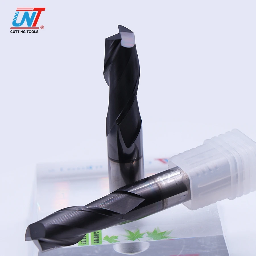 Unt Solid Carbide End Mill Cutting Tool Long Neck Endmill 2 Flute For ...
