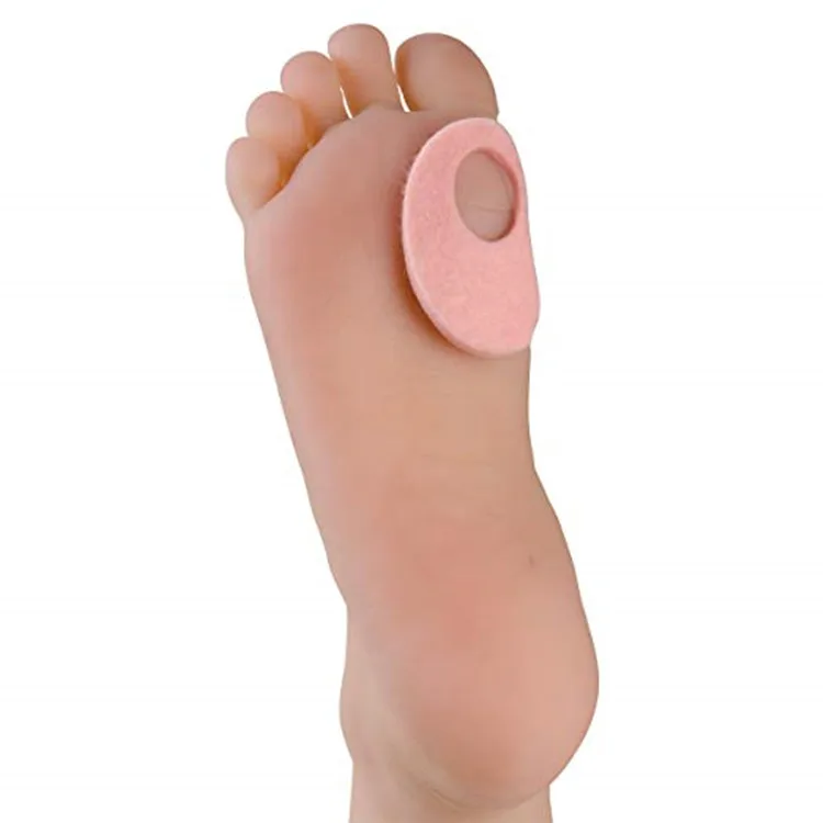 Toe And Foot Protectors Oval-shaped Felt Callus Pads Cushions Toe Pads ...