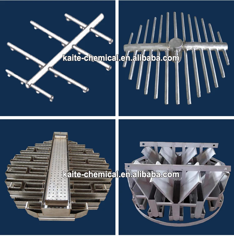Column Internal Pipe Type Liquid Distributor - Stainless Steel Orifice ...