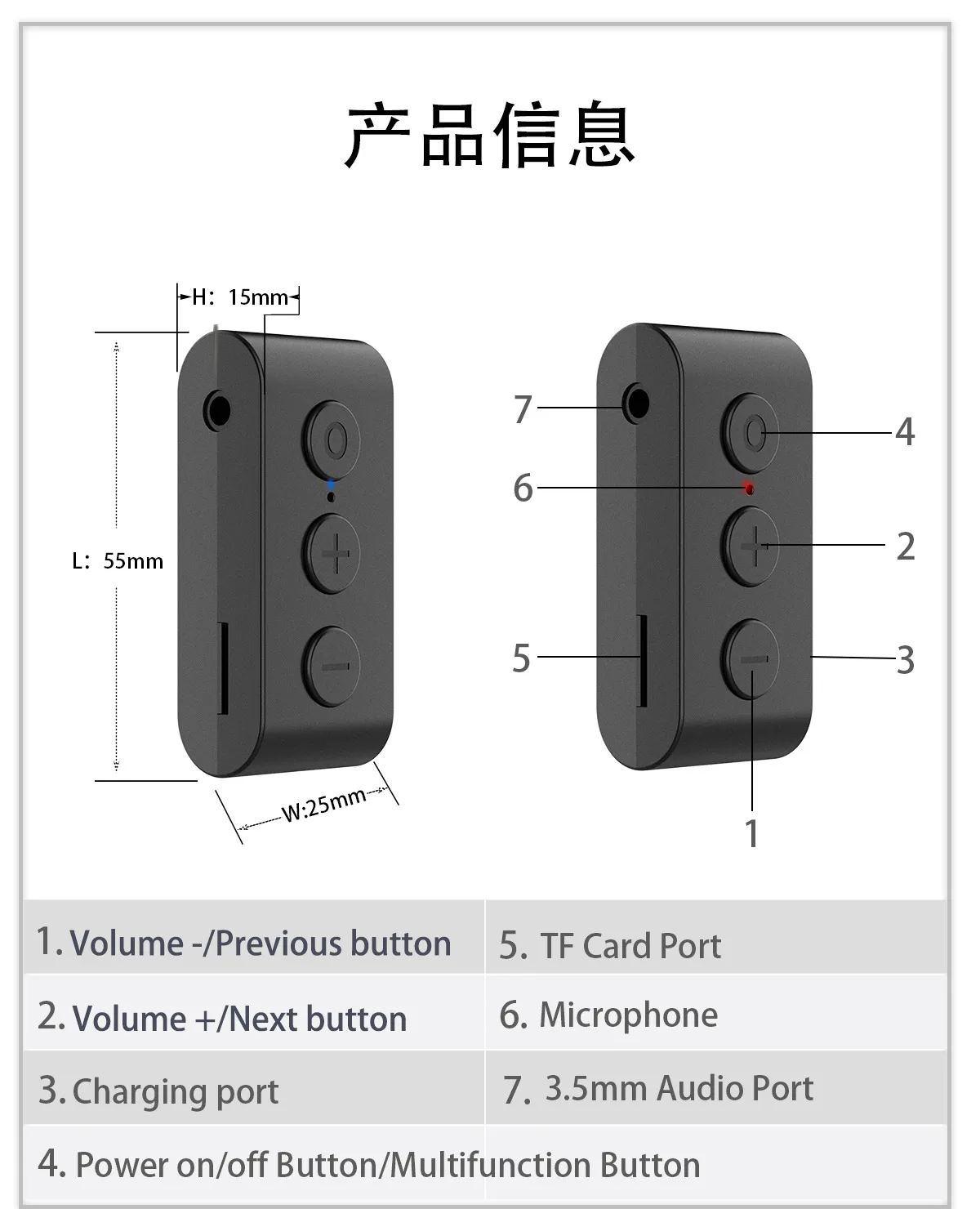 Bluetooth Car Aux Adapter Br03 Aux Streaming A2dp Kit With Music ...