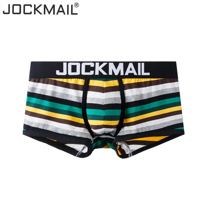 Jockmail 2020new Sexy Unterwäsche Männer Boxer Regenbogen Streifen