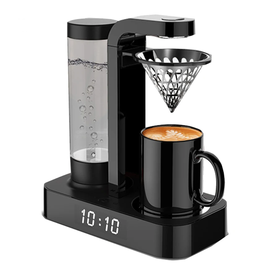Modern Drip Coffee Maker - 500ml, 92-98°C, LED Clock