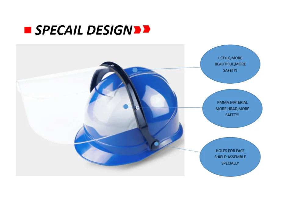 High Quality Face Shield Industrial Anti-chemical Splash Safety Helmet ...