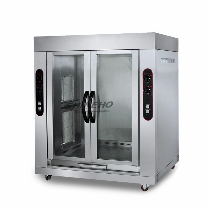 Vertical Gas Rotisserie for Whole Sheep Roast Chicken Oven