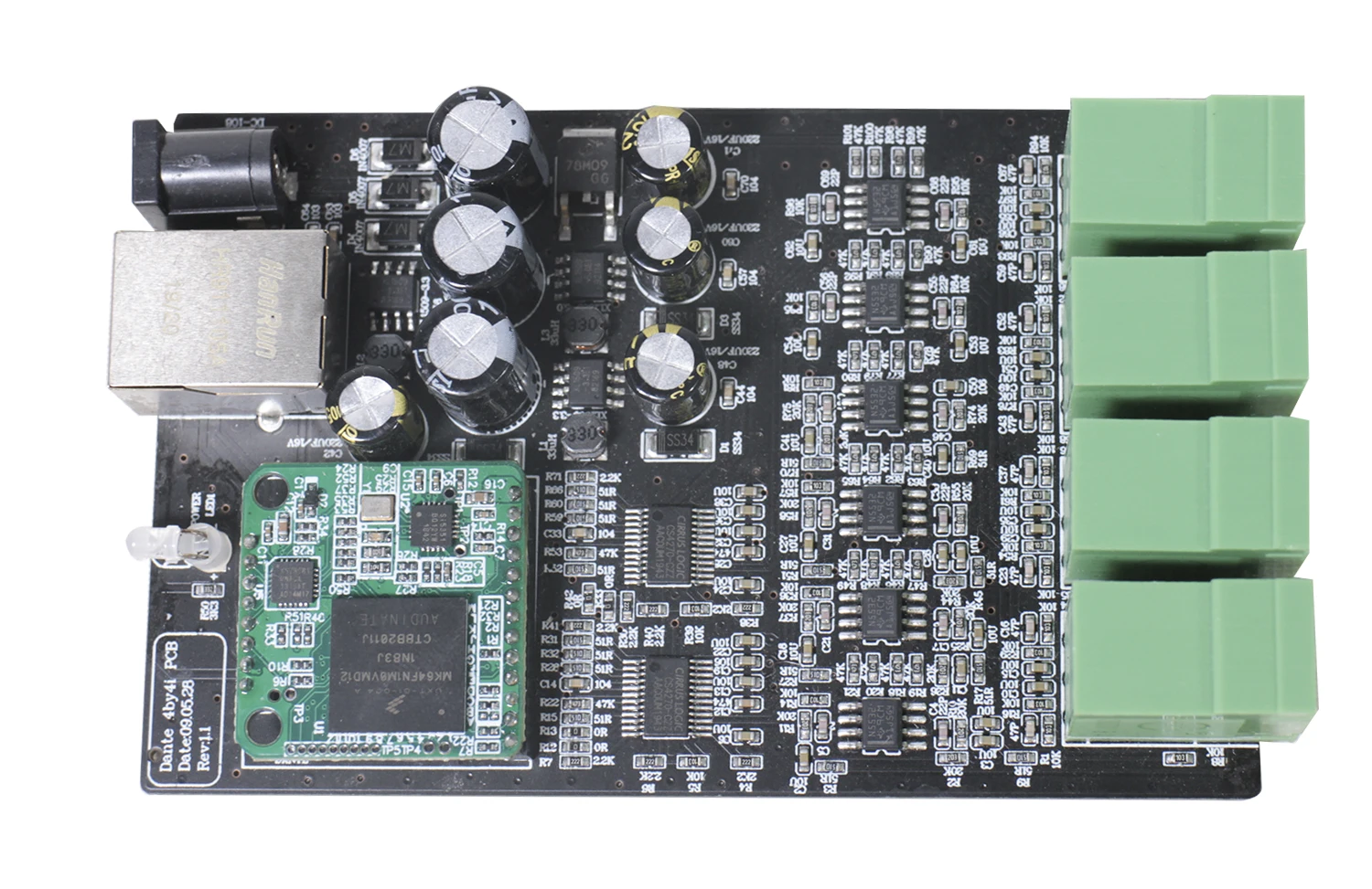 Dante Pcb Board 4 Inputs 4 Outputs - Audio Converter