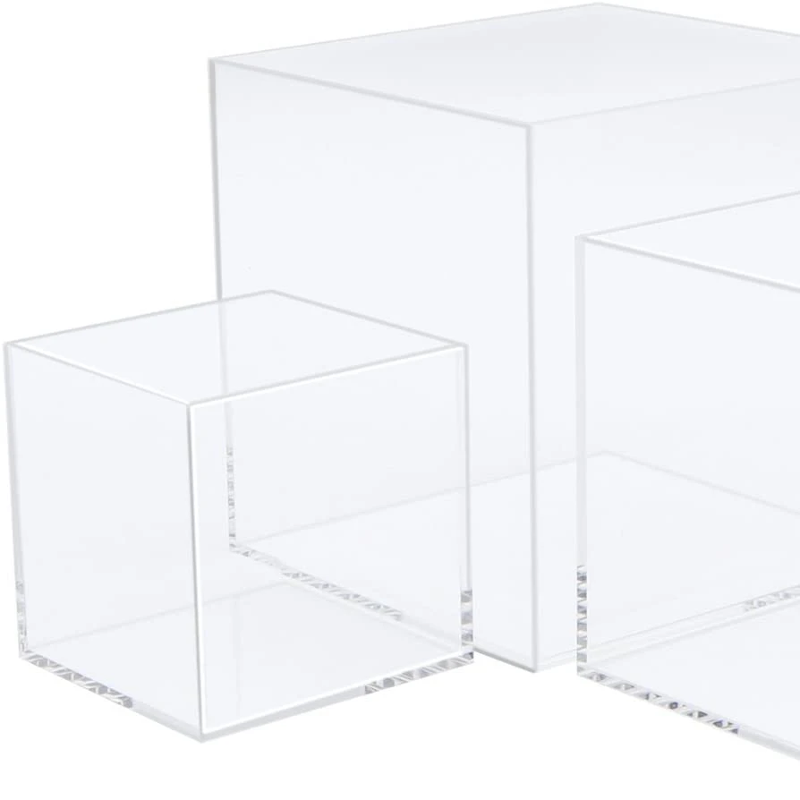 3x3x3&4x4x4&5x5x5 Box Custom Acrylic Screw Display Box Magnet Acrylic ...