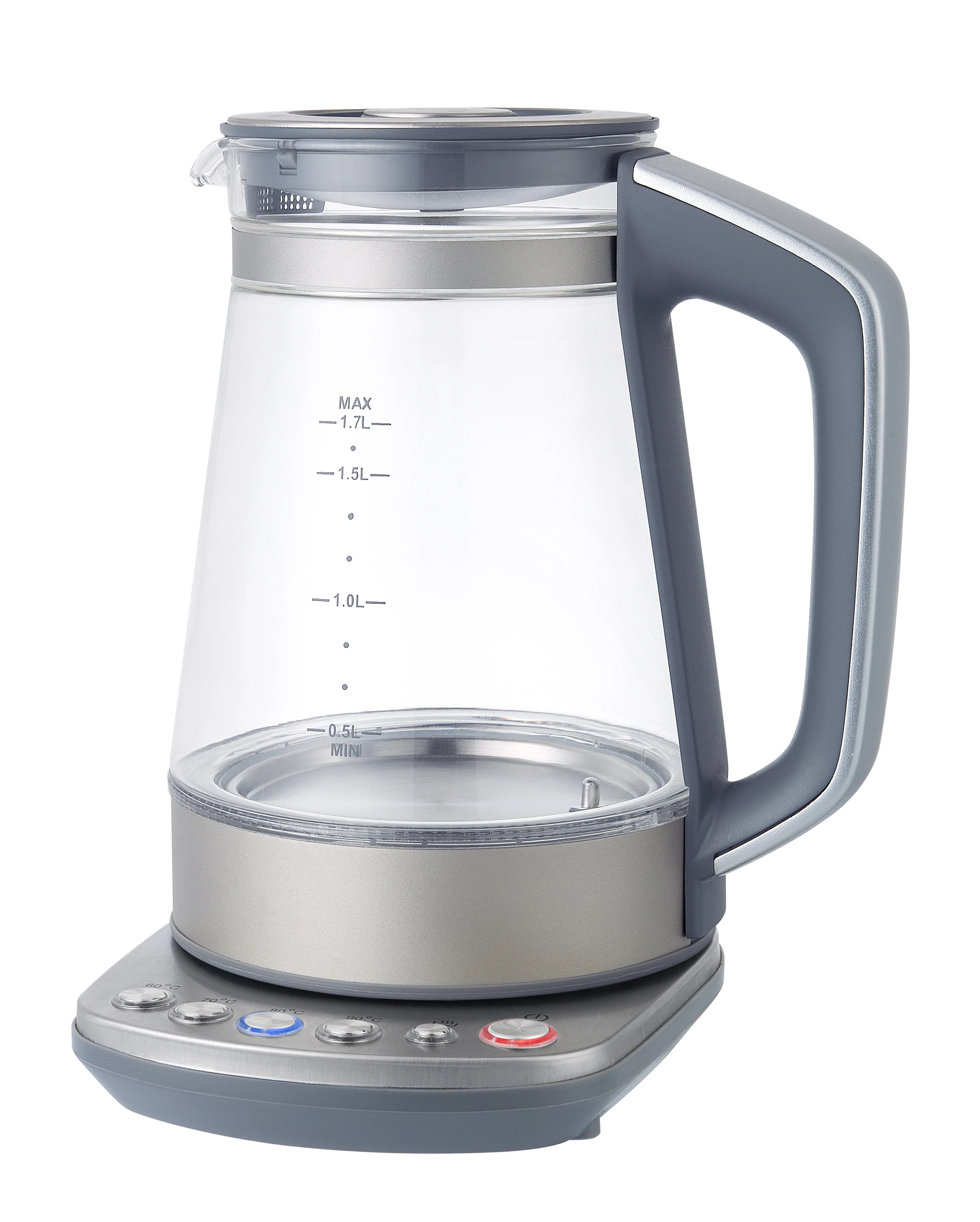 Home Appliances Tea Pot Glass Electric Kettle Base Digital Control ...