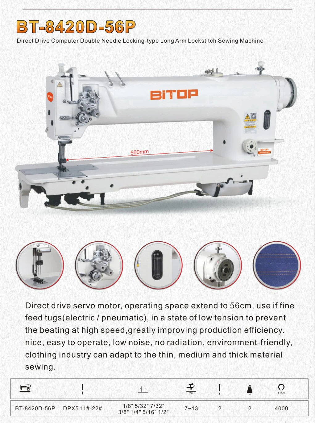 Bitop Long Arm Sewing Machines - Reliable and Efficient