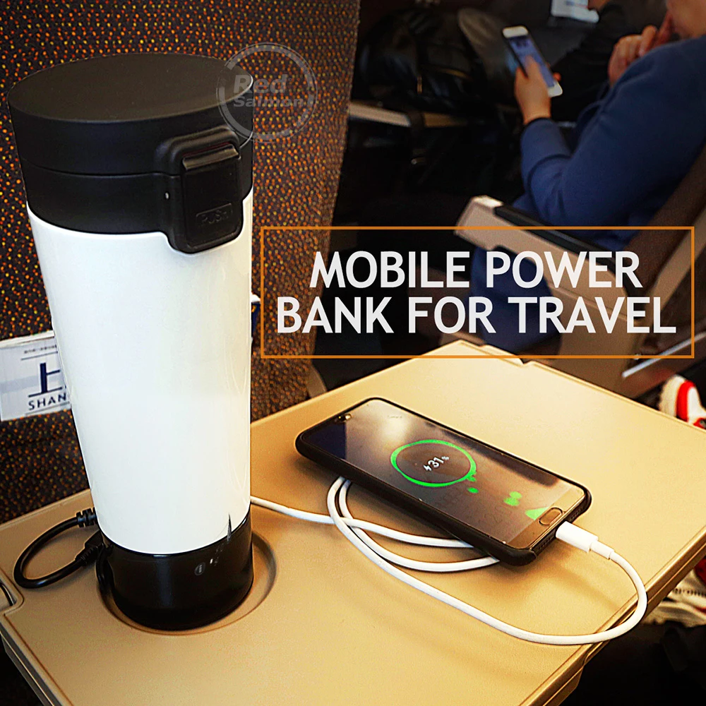 Redsalmon Rechargeable Smart Heating Mug - Perfect for Travel