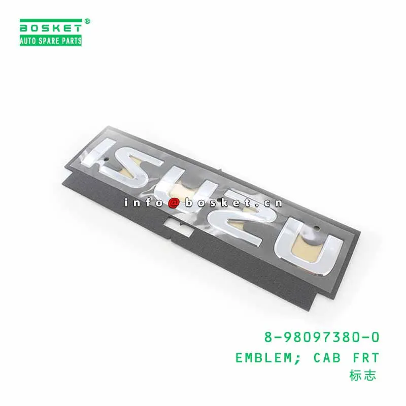 8-98097380-0, emblema delantero de cabina adecuado para ISUZU NQR ...
