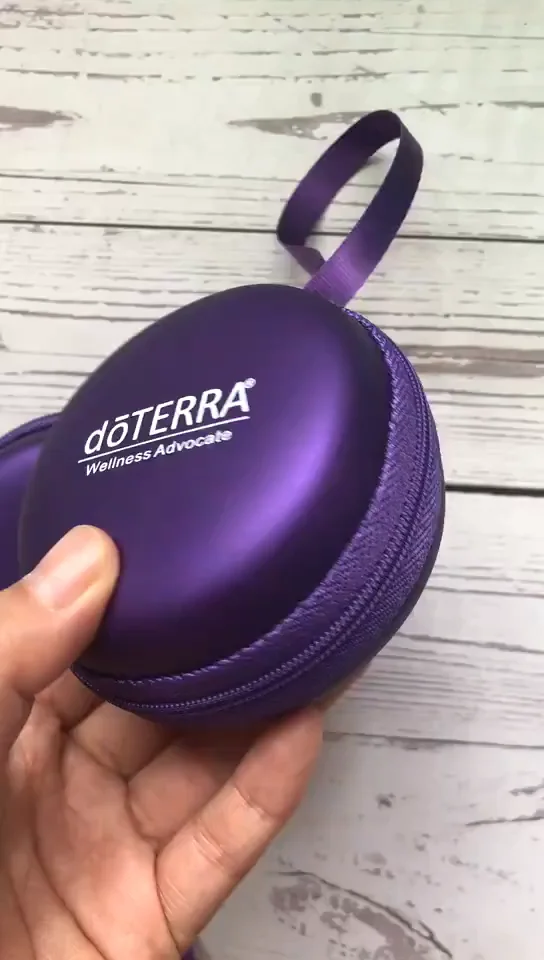 In Stock ! Doterra 1ml 2ml Essential Oils Bottle Purple Pu Round ...