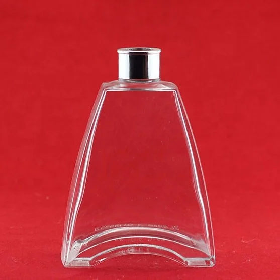 Handmade 750ml Vodka Triangle Wine Shaped Glass Bottles Heterogenic ...