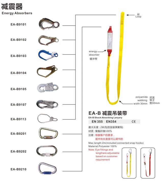 Ea-a Type Lifting Hardware Energy Absorbers Shock Absorbing Lanyary Ea ...