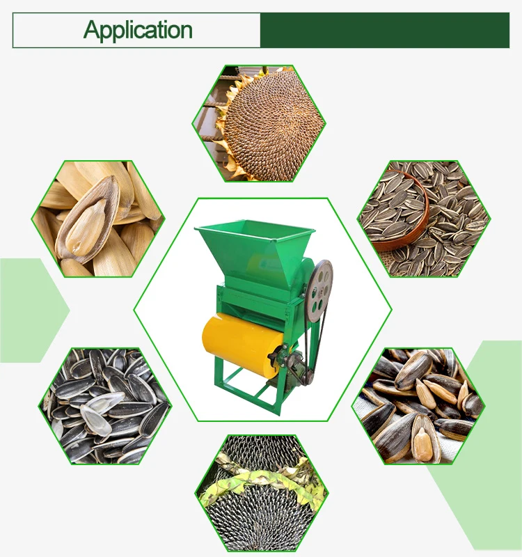 Mini Sunflower Seed Sheller Threshing Thresher Machinery For Home Use ...