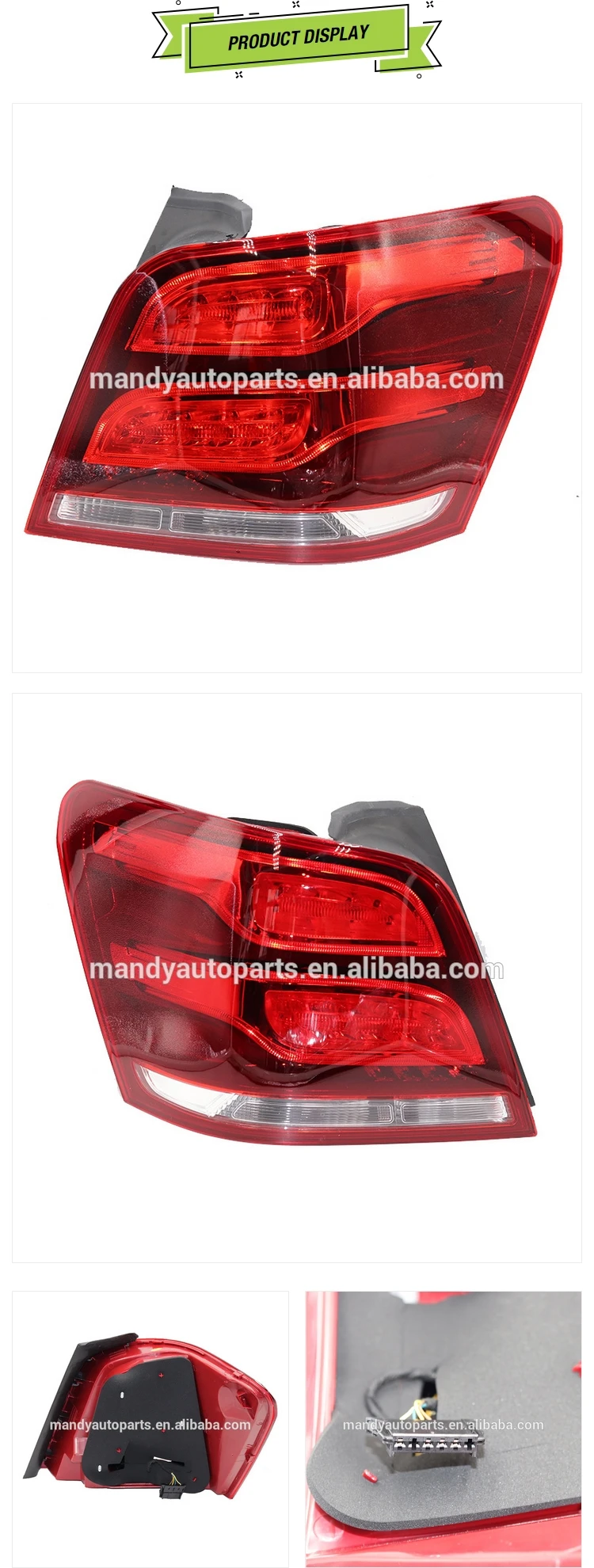 Car LED Rear Brake Light Tail Lamp for MERCEDES-BENZ GLK X204