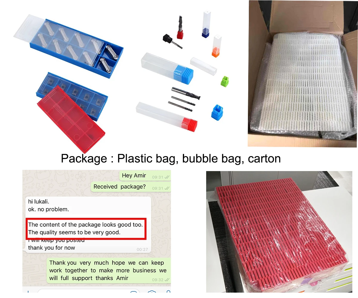 Cnc Carbide Indexable Plastic Inserts Tungsten Carbide Inserts Boxes ...