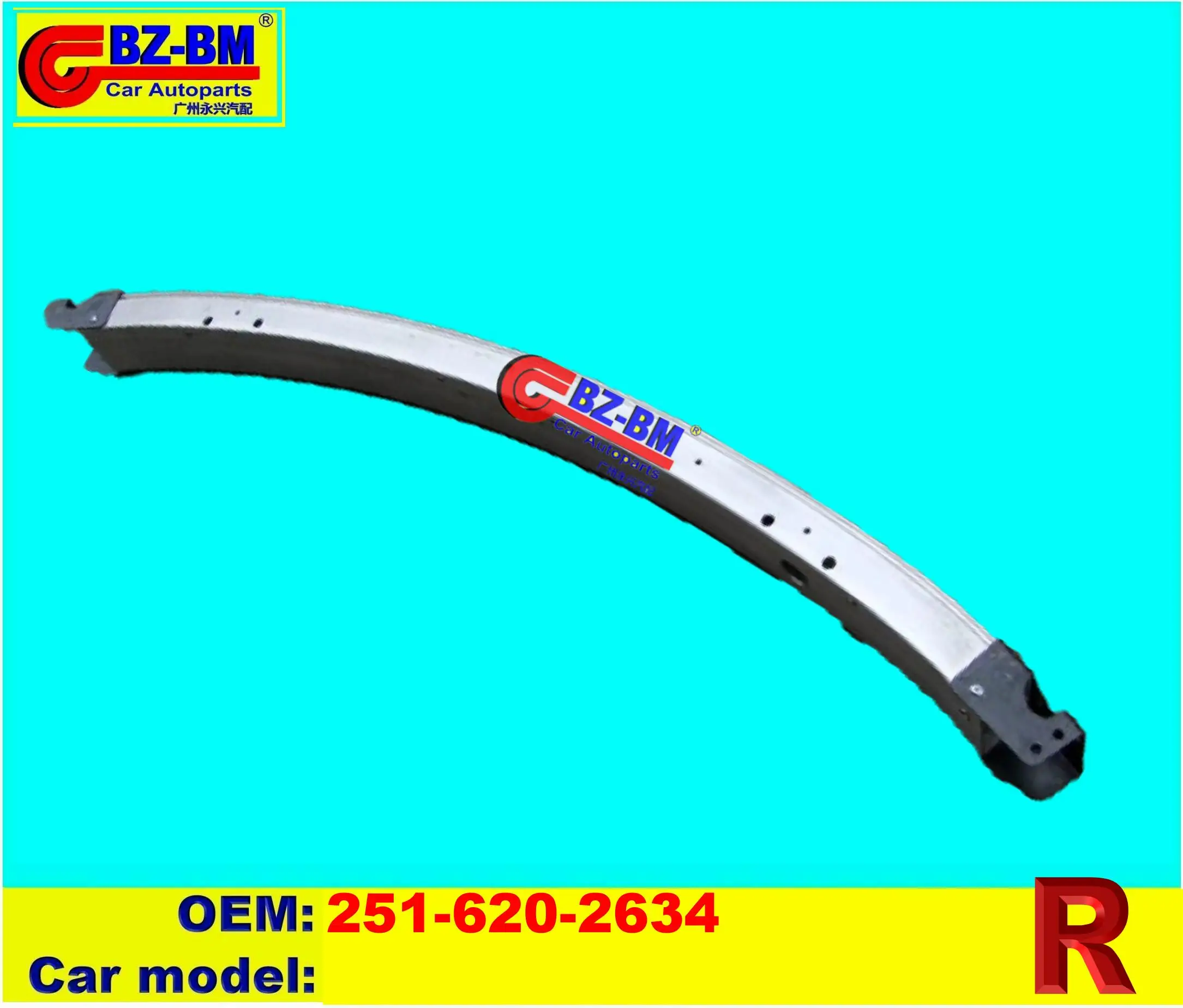 Hood Fender Front Bumper Reinforcer Bar For Bmw Benz Headlight Bracket ...