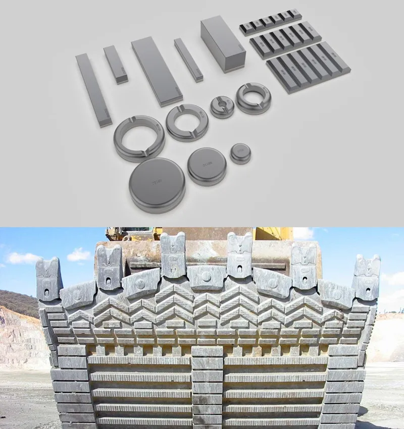 Excavator Bucket Wear Parts - Durable Tungsten Carbide