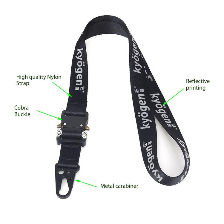Gina Designer Heavy Duty Tactical Neck Lanyard Keychain