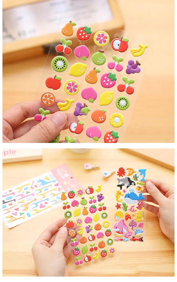 Custom Diy Kids Eva Foam Sticker 3d Puffy Stickers Customized Puffy ...