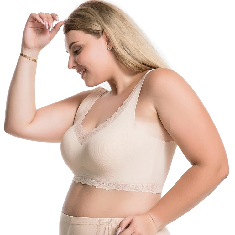 Lady Wrap Chest Vest Sexy Cross Back Wire Free Padded Sleep Fitness Bra