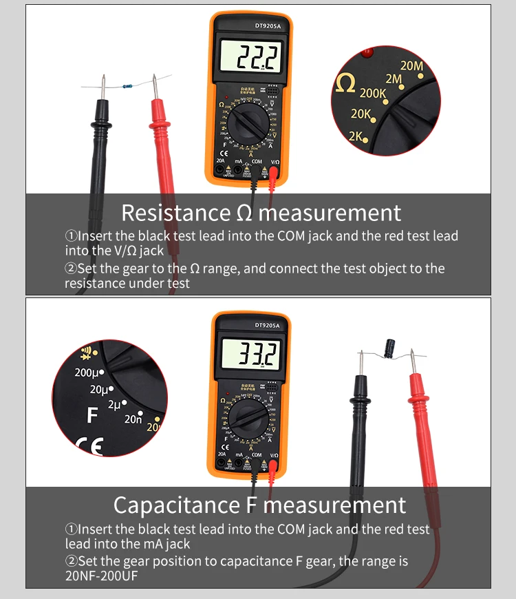 Long Life Digital Multimeter Tester Soldering Iron Kit