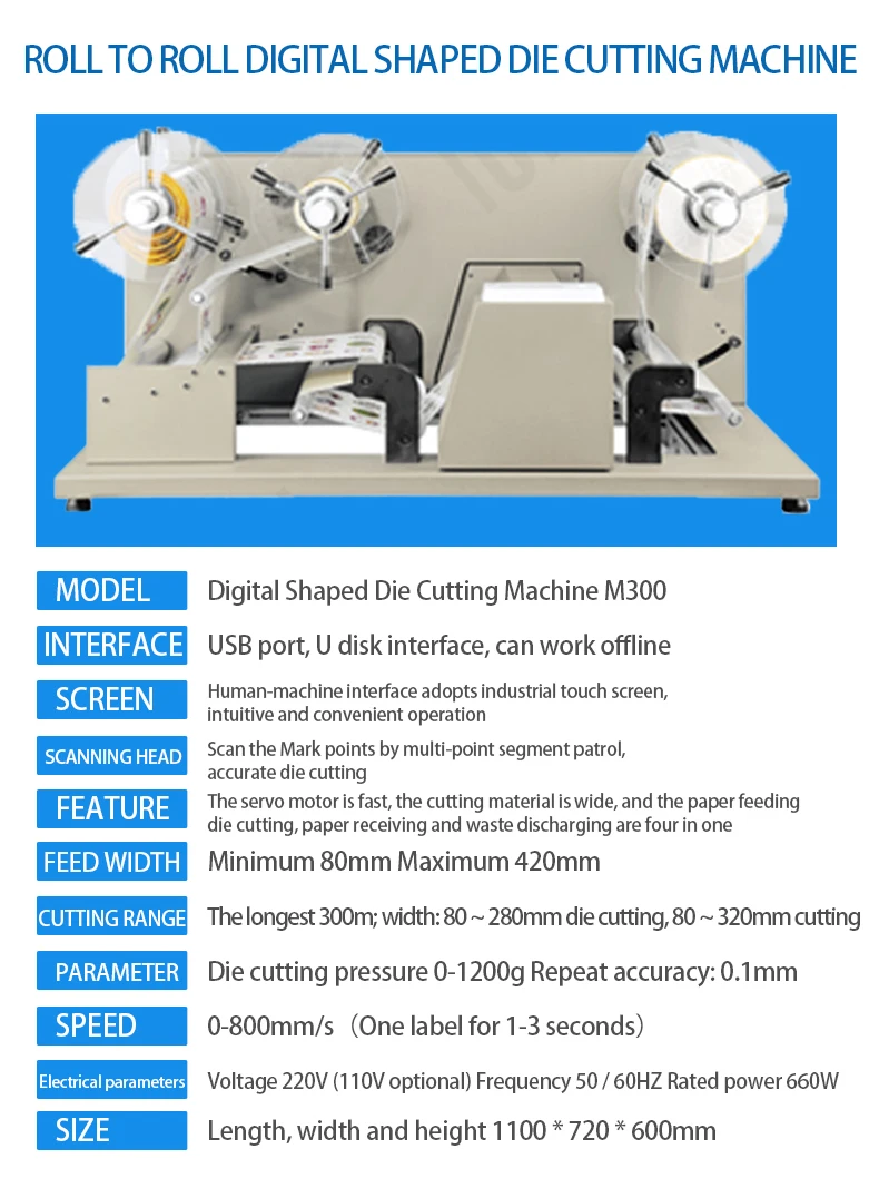 4 Color Digital Roll To Roll Label Printer Machine For Label Sticker ...