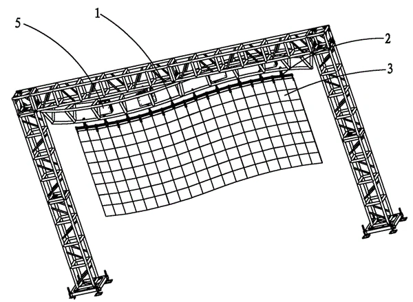 Hanging Bar for LED Display Screens - 480~1280mm Iron