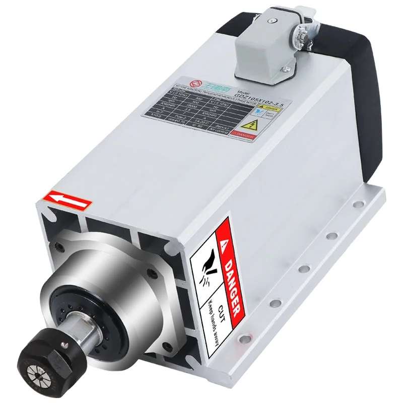 Cnc Router Spindle Motor 1.5/2.2/3.5/4.5/6/7.5kw 4bearings Air-cooled ...