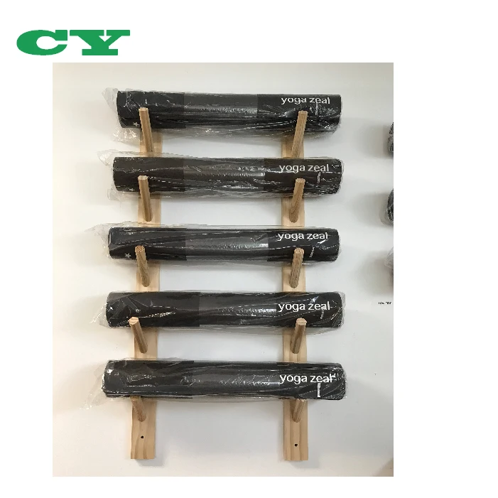 Wall Mount Wooden Yoga Mat Holder Rack - Buy Mat Rack,Yoga Mat Rack ...