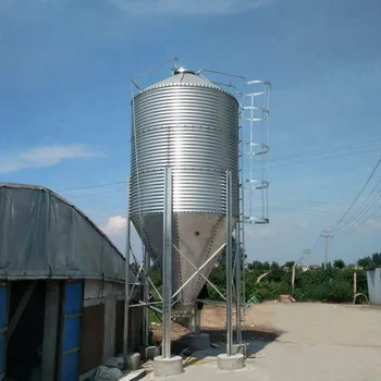 Farm Used Grain Silo 3t -30t Small Feed Silo For Poultry Animal Feed ...