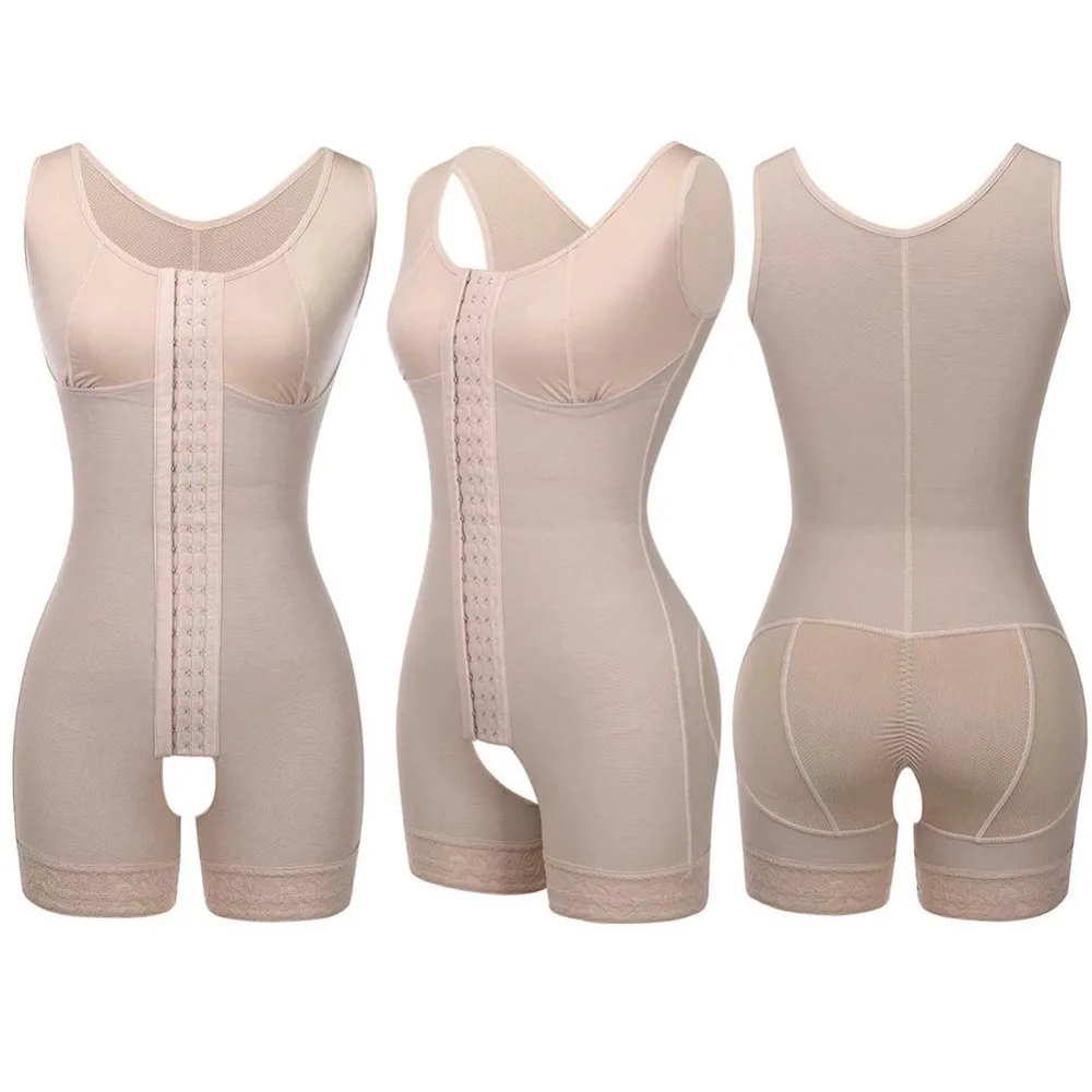 Latest Design Solid Color 3 Hooks Adjustable Slimming Shapewear ...
