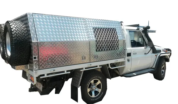 4x4 Aluminum Dual Cab 1800mm Ute Canopy With Dog Box For Ute Cage Hilux ...
