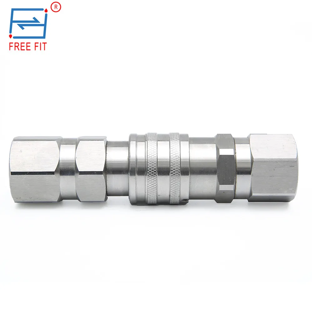 7246788 3/8" Body 3/4unf/orb Flat Face Hydraulic Couplings Skid Steer ...