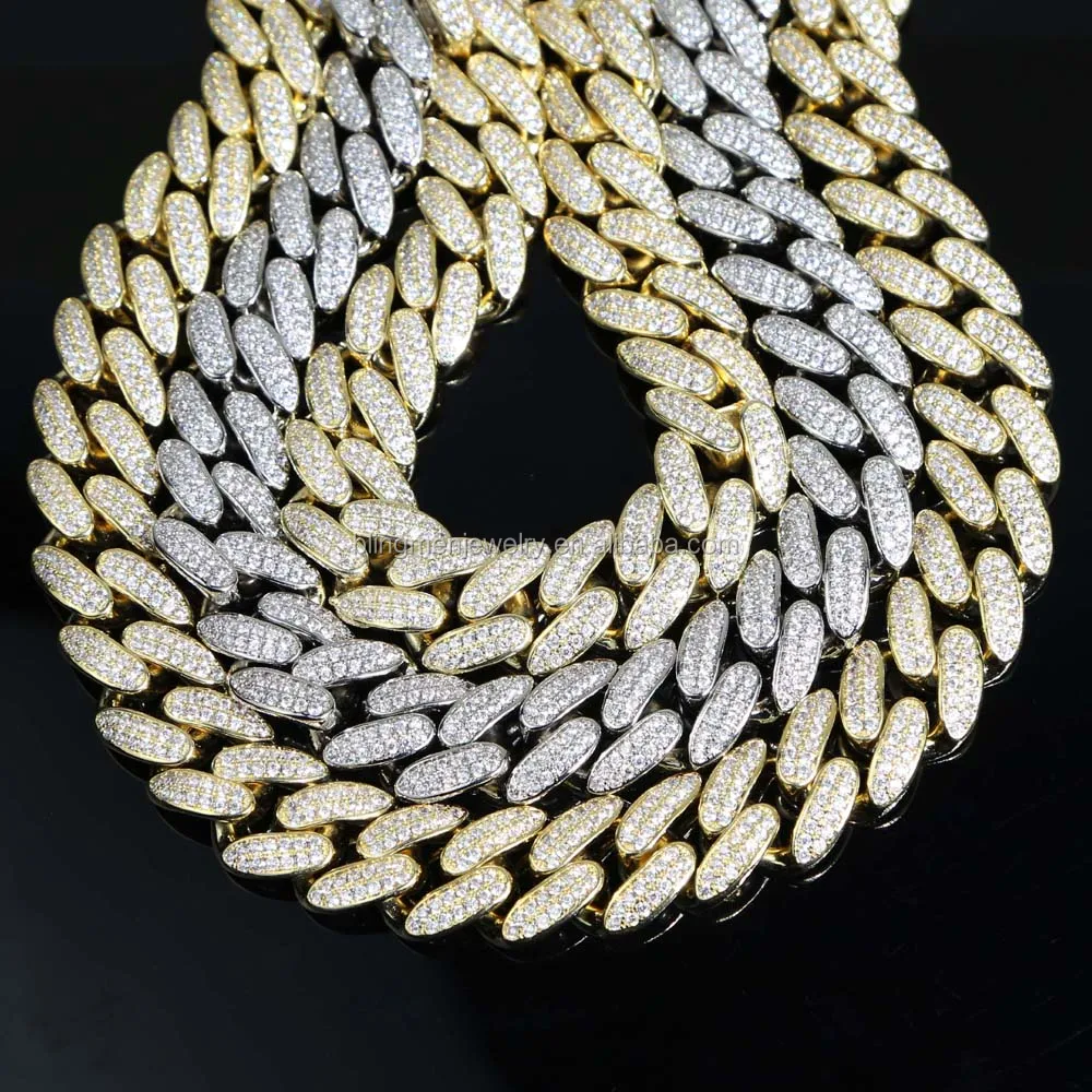 High Quality Iced Out Bling Bling 5a Cz Cubic Zirconia Big Heavy 18mm ...