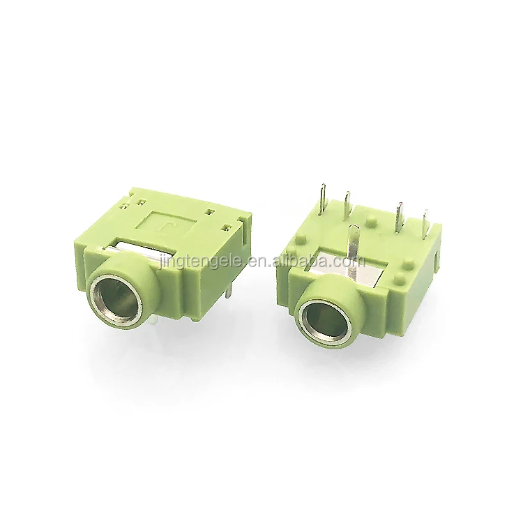 5 Pin Pcb Mount Female 3.5mm Stereo Jack Socket Connector Pj-307 Normal ...