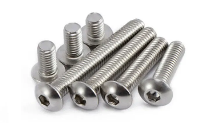 Iso 7380 M5 M6 Metric Machine Stainless Steel 304 Hexagon Socket Allen Cap Round Button Head ...