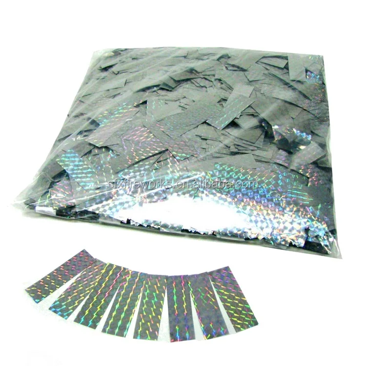 Silver Confetti - Flameproof Party Decorations for Events