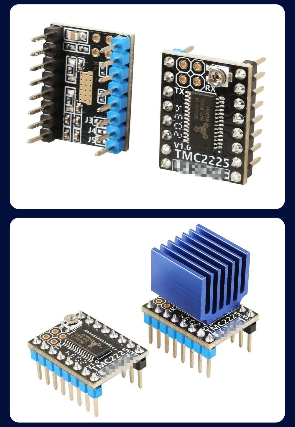 TMC2225 Stepper Motor Driver - 256 Microsteps UART