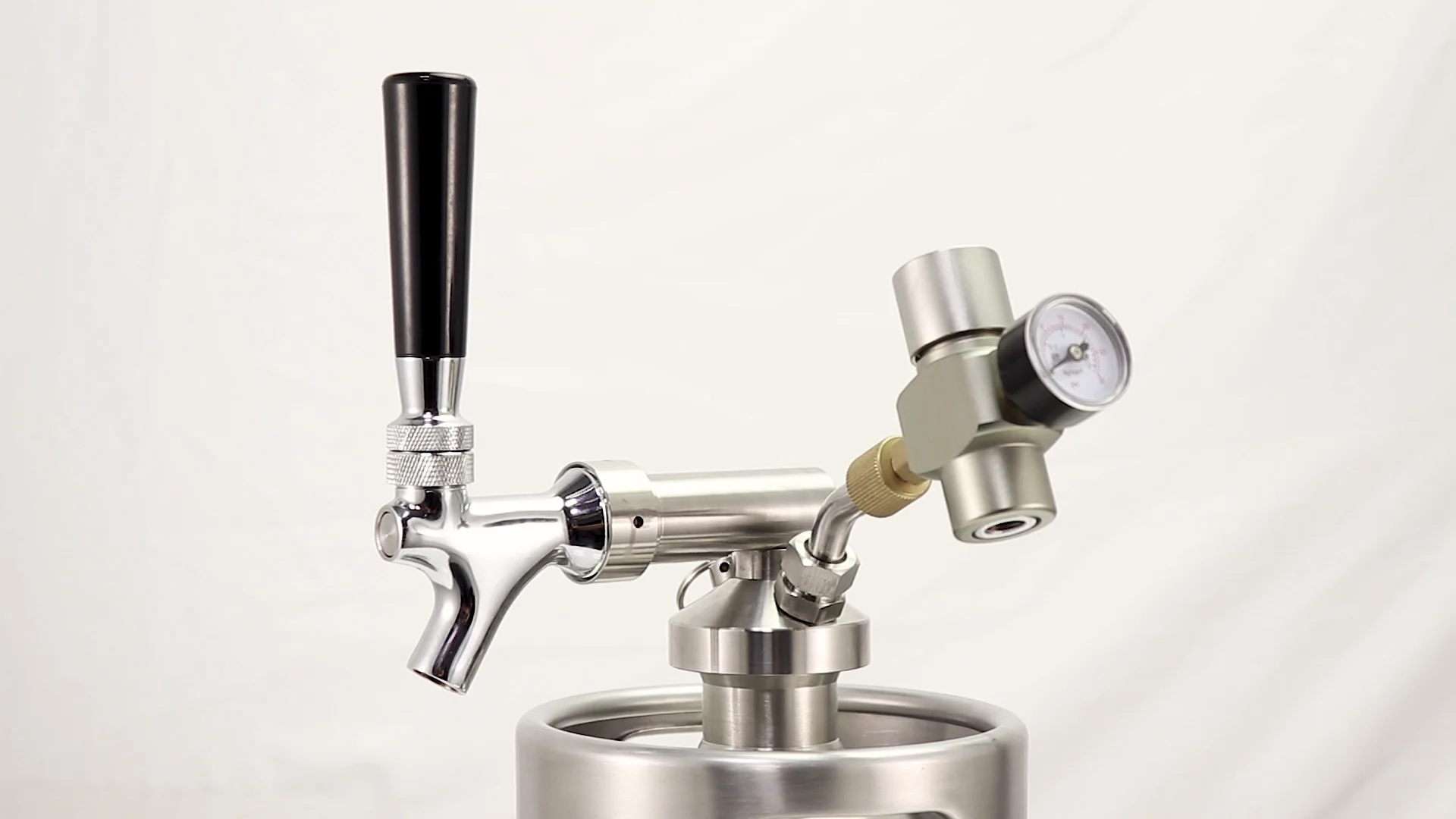 Draft Beer Faucet Golden Adjustable Beer Tap Faucet With Flow ...