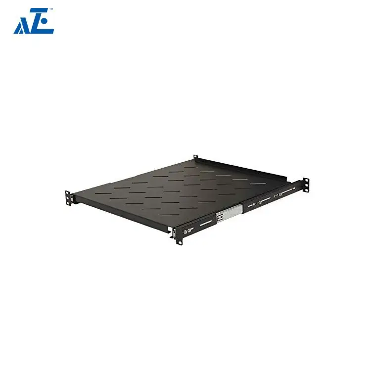 Server 1U Rack Mount Sliding Shelf - Adjustable & Vented