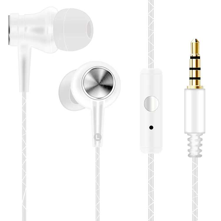 1.2m Stereo Earphones With Volume Control High Fidelity Sound 3.5mm For ...