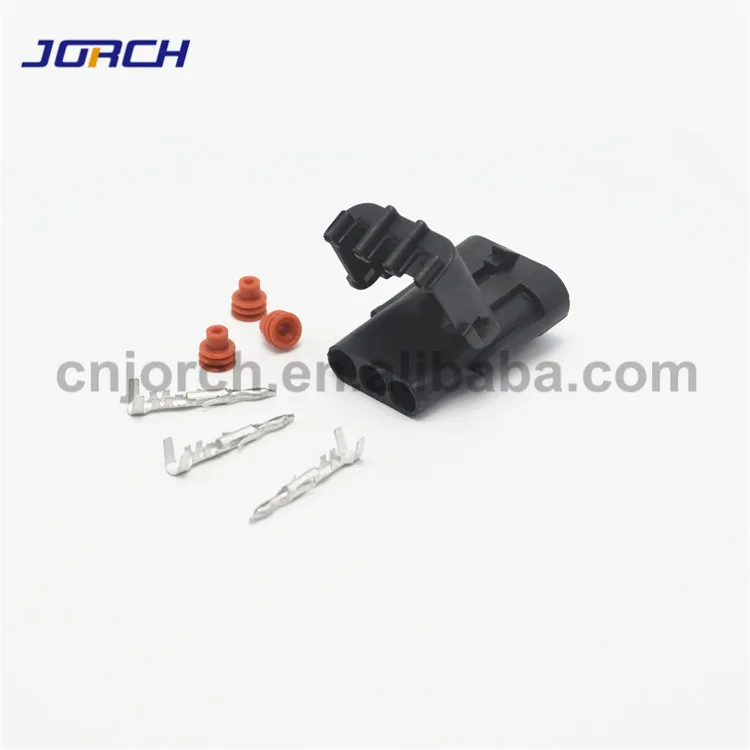 12020827 Male Pa66 3 Pin Automotive Terminal Wire Connector - Buy ...