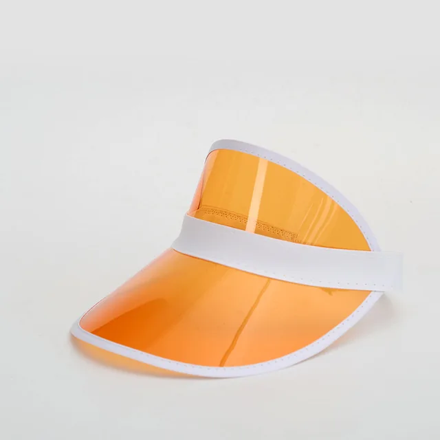 Cheap Unisex Wide Brim Clear Plastic Summer Uv Protection Pvc Sun Visor ...