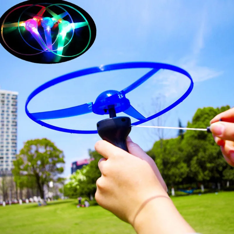 Flying Saucer Outdoor LED Light-up Toy - Fun for All Ages
