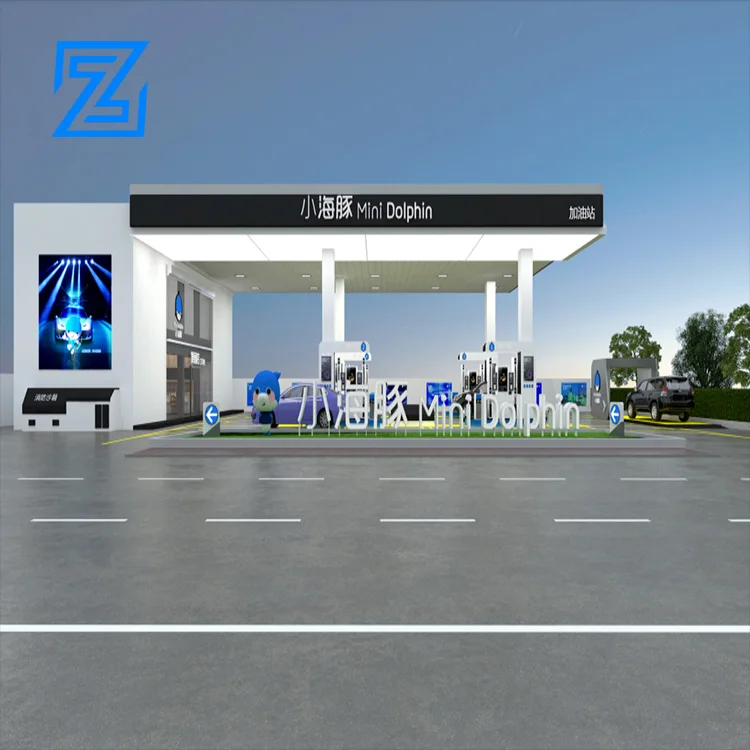 Customized Gas Station Equipment and Canopy - 2 Year Warranty