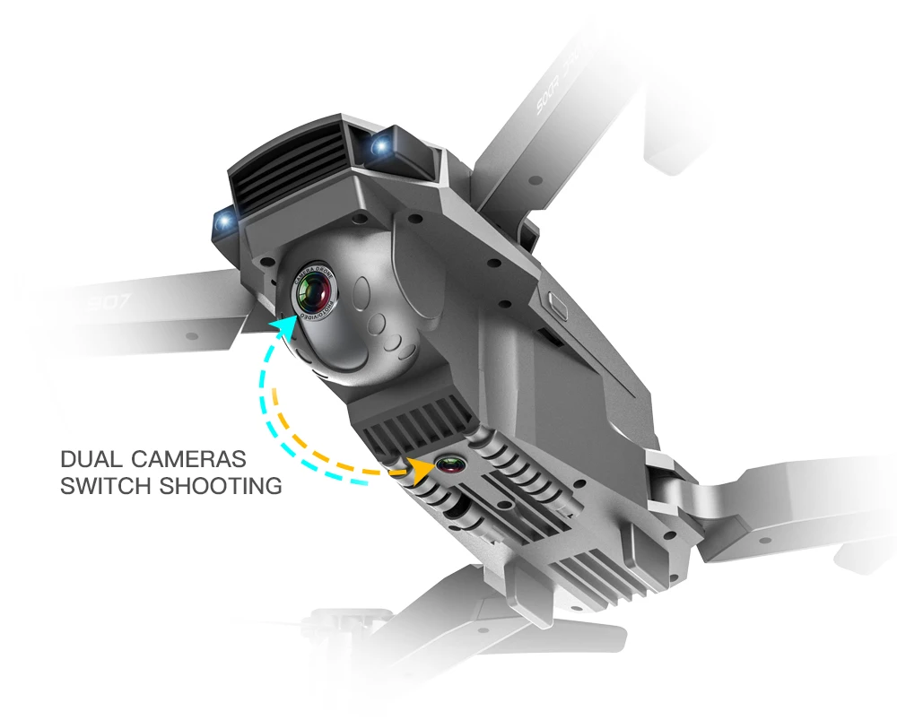 Sg907 Optical Gps Position Big Drone With 5g Fpv 4k Rotate Camera Wifi ...