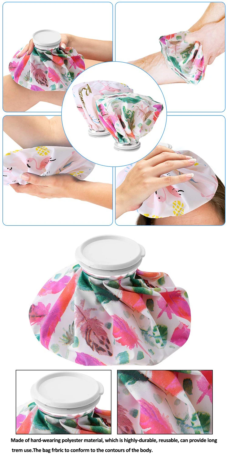 Flower Reusable Hot And Cold Waterproof Instant Fabric Custom Ice Pack ...